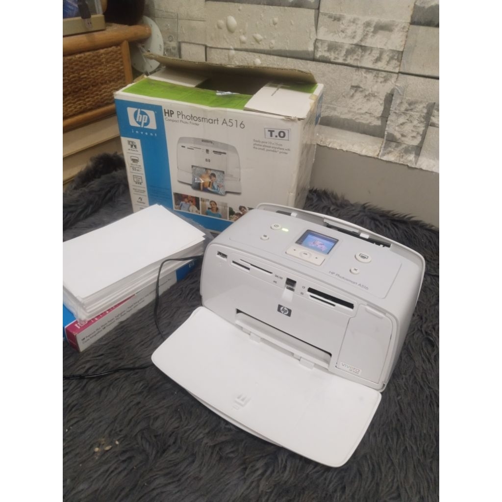 Affordable HP Photosmart A516 Compact Photo Printer 220 volts tested ...