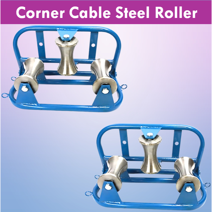 Newman Tools- Triple Cable Steel Roller Manhole Cable Guide Block ...