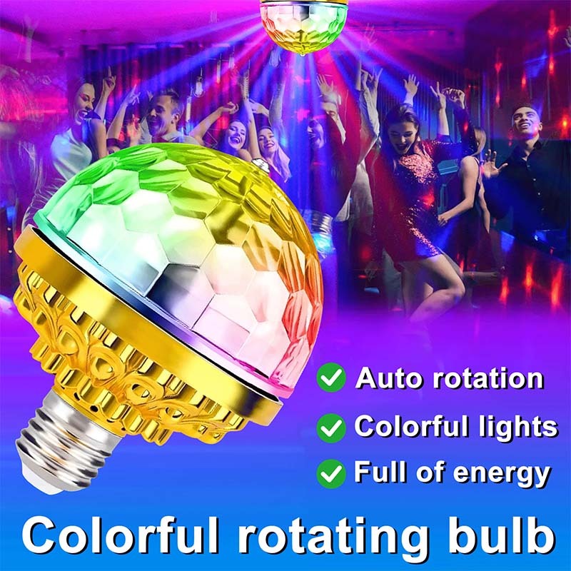 Colorful Rotating Light Bulb KTV Seven Color Flashing Stage Room ...