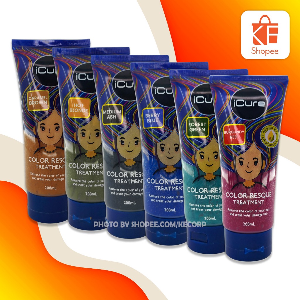 iCure Resque Hair Treatment (Restore Treat Rescue Color and Damaged ...