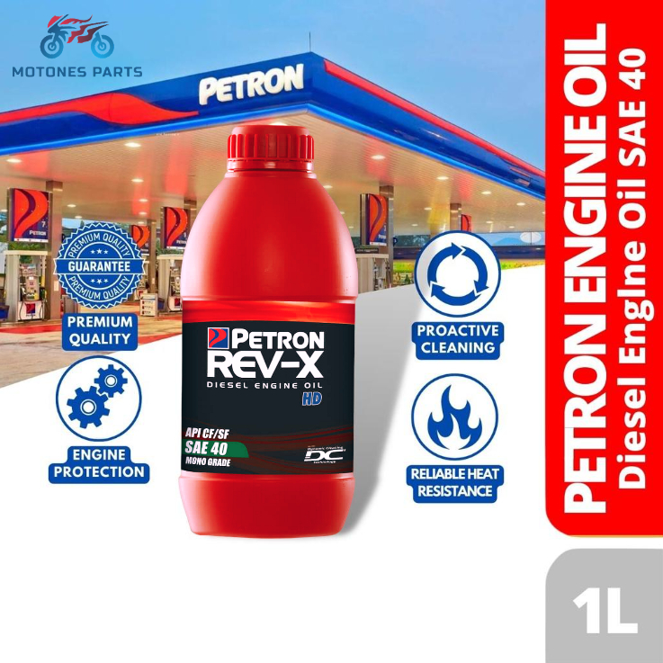 Petron Rev-X HD 30 SAE 40 Diesel Engine Oil 1 Liter Original Product ...