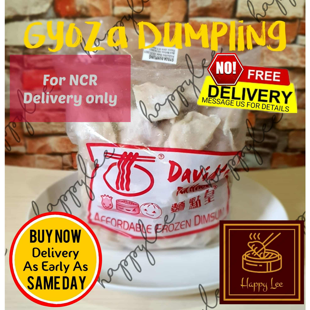 Gyoza David's Tea House Frozen Dimsum Dumpling 60 pcs per pack | Shopee ...