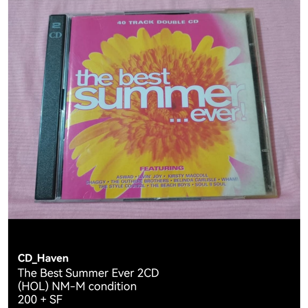 The Best Summer Ever 2CD (unsealed) | Shopee Philippines