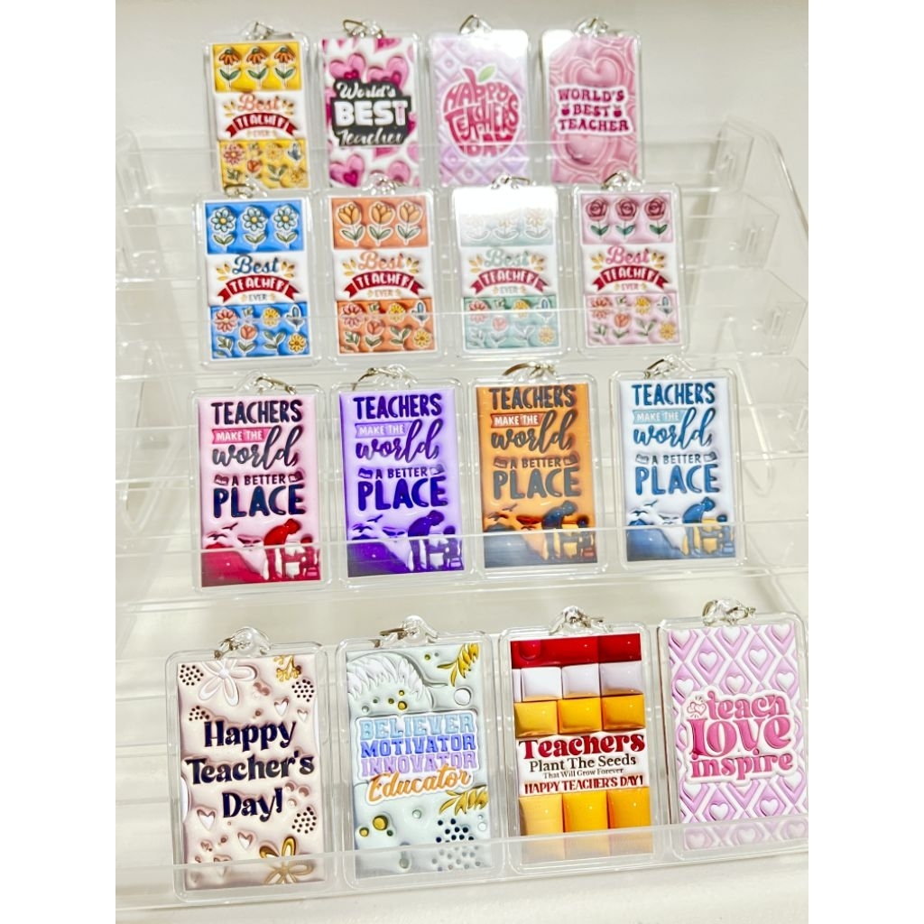 Teachers Day Gift Acrylic Keychain | Shopee Philippines