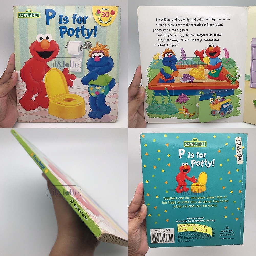 Preloved - Board Book | About Potty | Elmo | Educational Interactive ...
