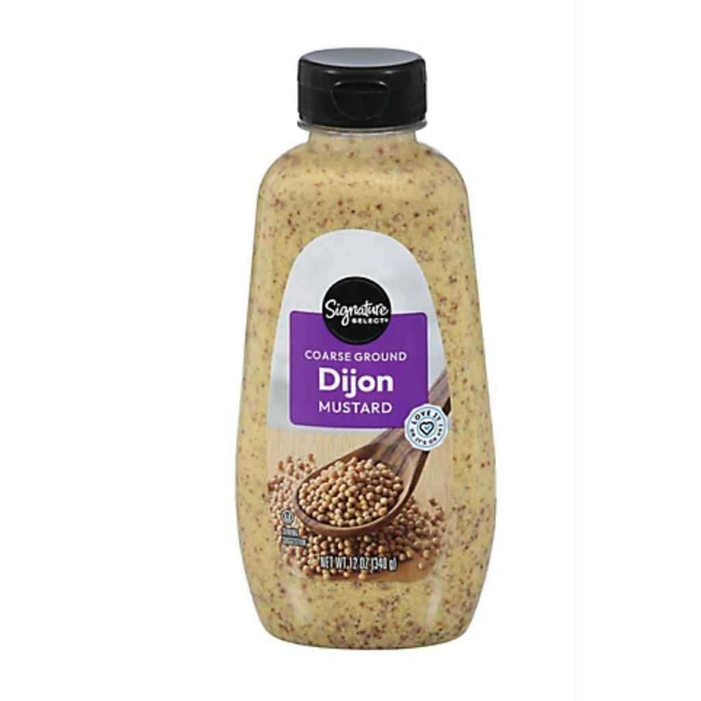 Signature Select Coarse Ground Dijon Mustard 340g (Made in USA ...
