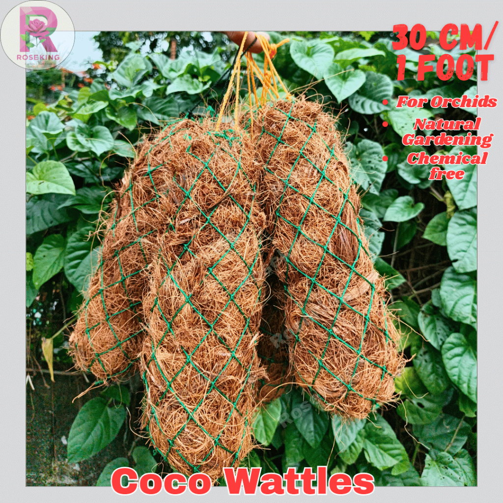 Coco wattles and coco fiber for Orchids and hanging plants to our ...