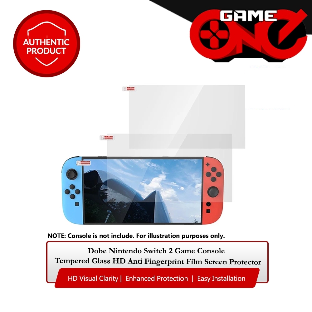 Dobe Nintendo Switch 2 Game Console Tempered Glass HD Film Screen ...