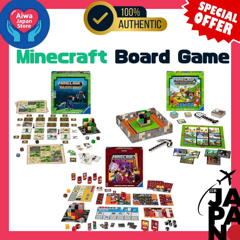 【Direct from Japan】Ravensburger Minecraft Board Game Series – Builders ...