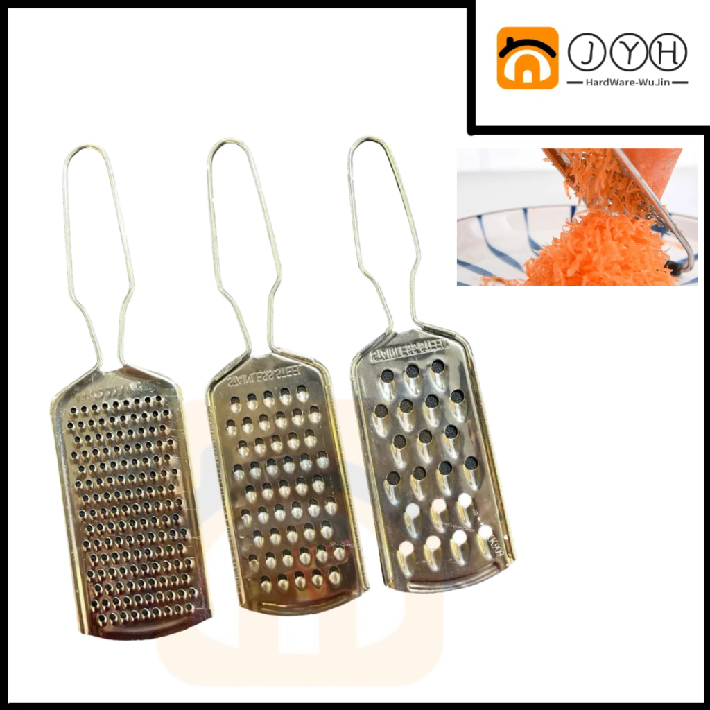 Stainless Steel Graters - Small, Medium, Large Holes for Cheese ...