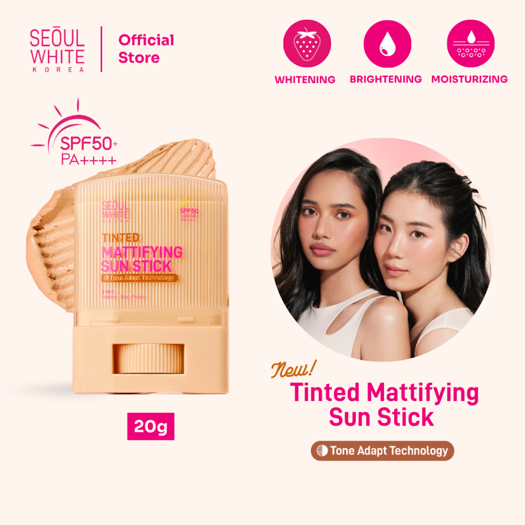 Seoul White Korea Tinted Mattifying Sun Stick 20g SPF50+ PA++++ for All ...