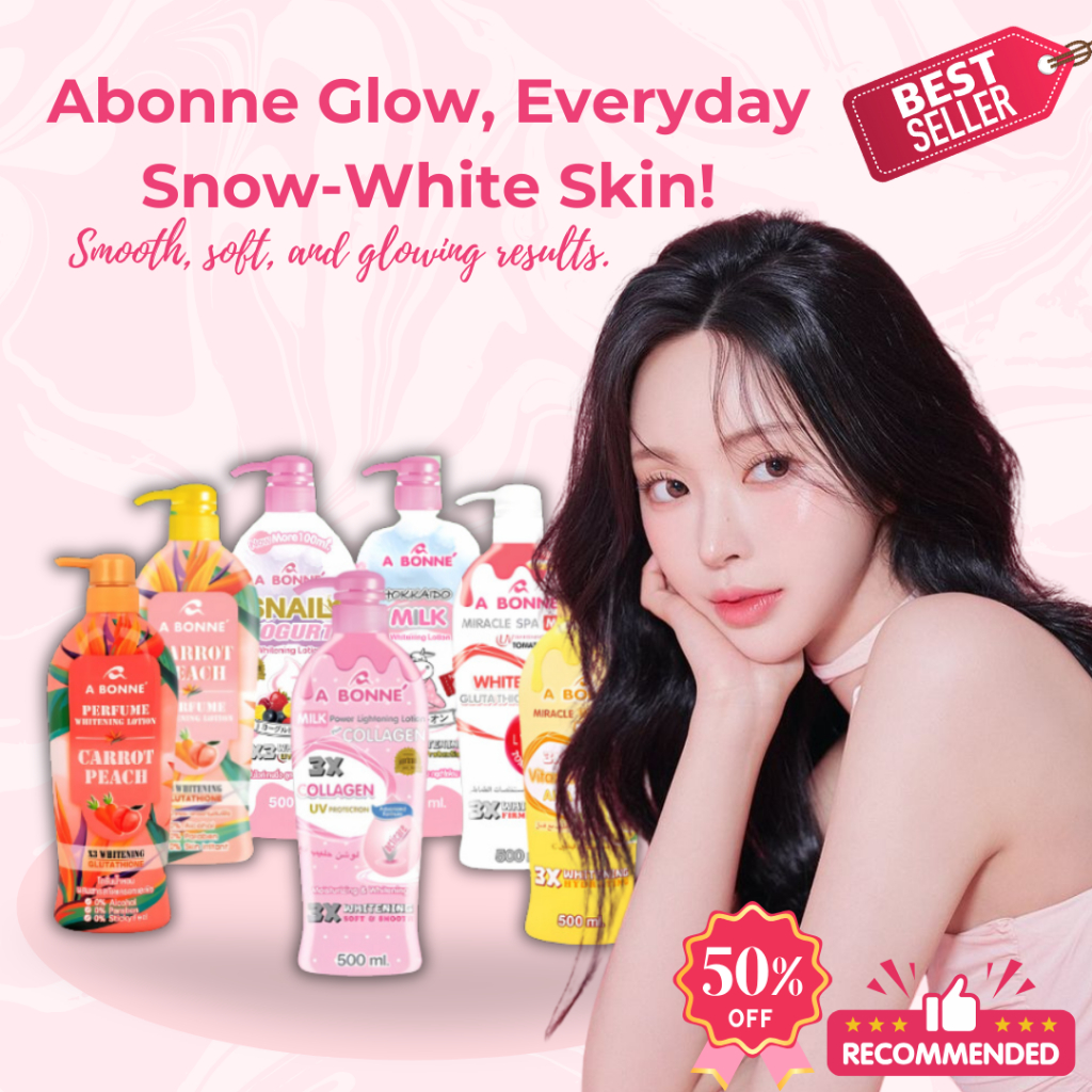 A BONNE LOTION WHITENING ORIGINAL (500ML) MILK COLLAGEN TOMATO GLUTA ...