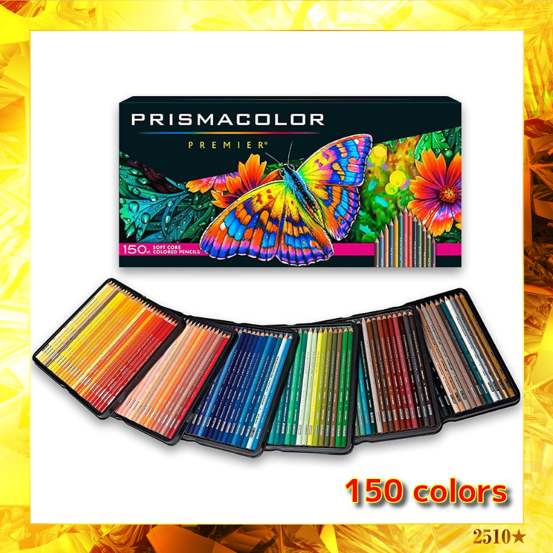 [Prismacolor] Premier Colored Pencils 150 Colors Set Oil-Based Artist ...