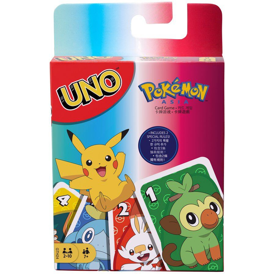 UNO Games Pokemon Sword & Shield Card Game Family Funny Entertainment ...