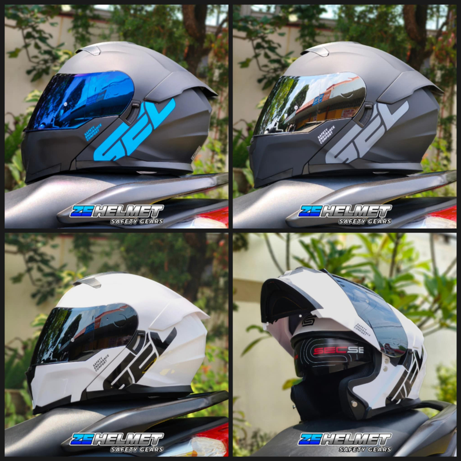 SEC PILOT 2025 PLAIN MODULAR HELMET | Shopee Philippines