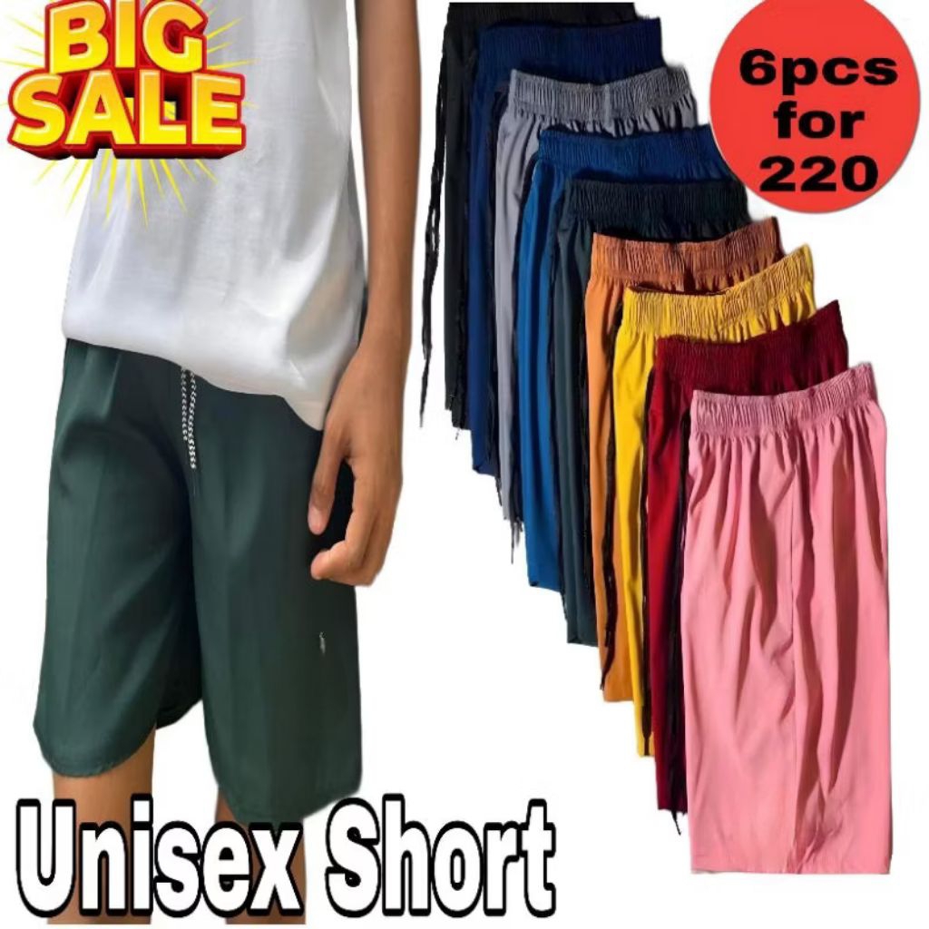 Taslan Short Unisex Medium size 6pcs/8pcs/10pcs/12pcs/ | Shopee Philippines