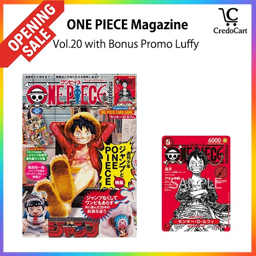 ONE PIECE Magazine Vol.20 with Bonus Promo Luffy Japan Exclusive ...