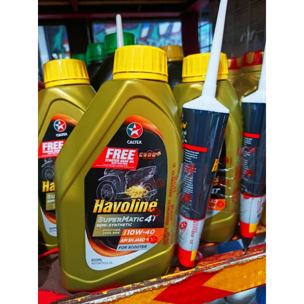 HAVOLINE SUPERMATIC 4T 800ML WITH GEAR OIL (10W/40) | Shopee Philippines