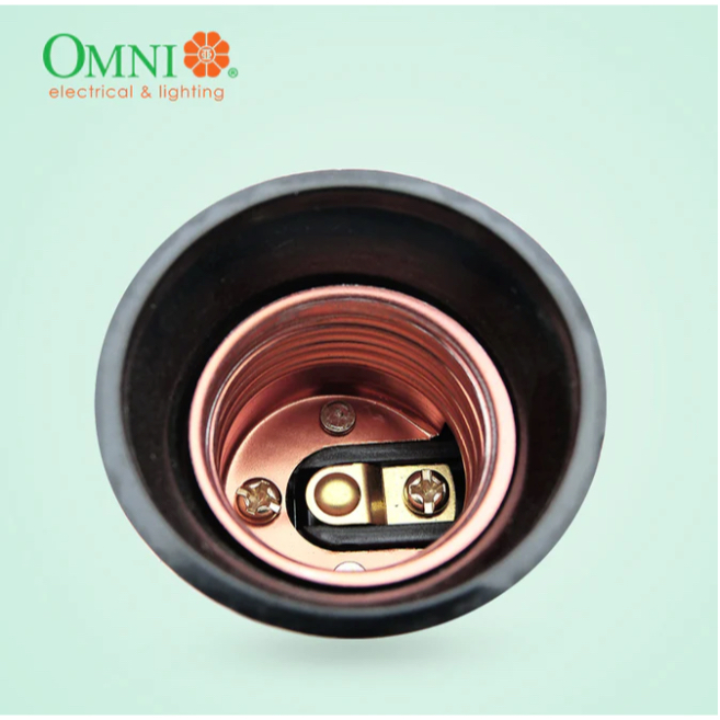 Omni ORIGINAL E27 Socket - Push Through Socket, Keyless Socket, Socket ...