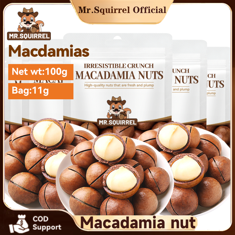 Mr Squirrel 100g Roasted Pure Macadamia Nuts Healthy Food Rich ...