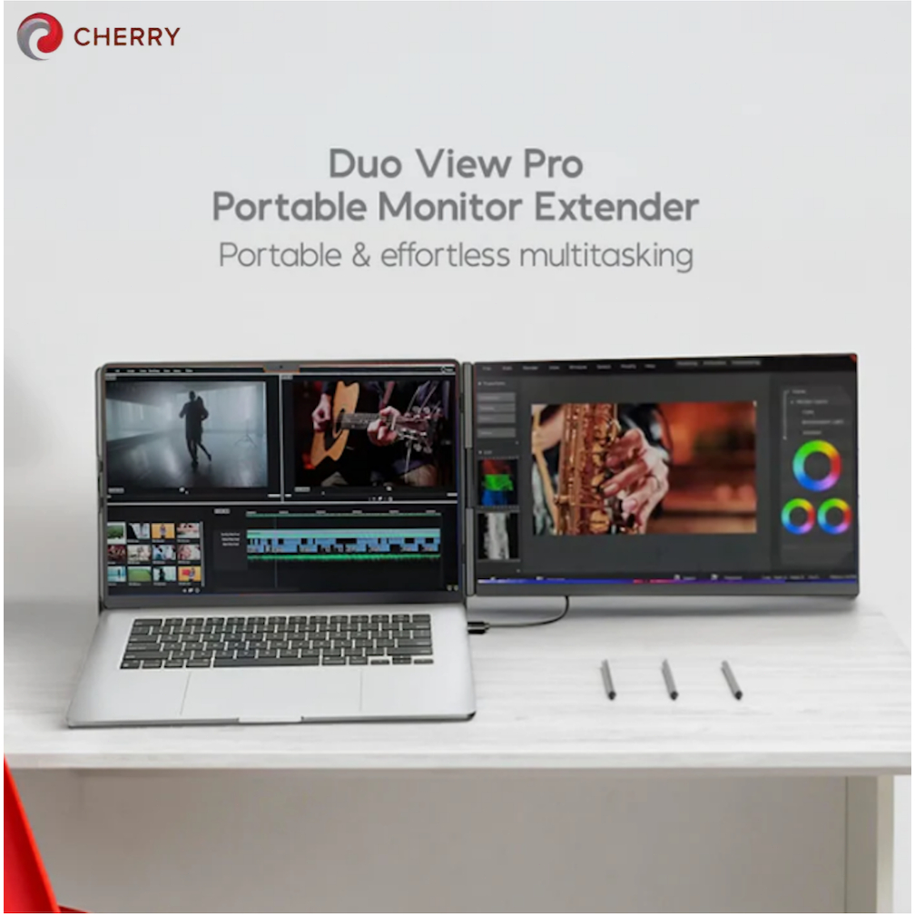CHERRY 15.6” Screen Extender Portable Monitor IPS FHD laptop mobile WIN ...