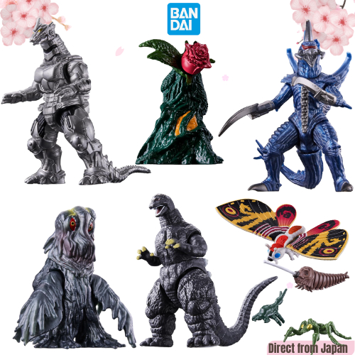 [BANDAI] Godzilla Burst Godzilla (1991) Kiryu Type 3,Hedorah (1971 ...