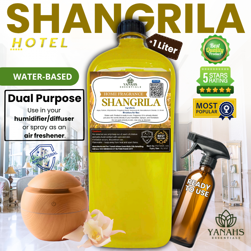 1L SHANGRILA Hotel Scent – Water-Based Fragrance for Humidifiers ...
