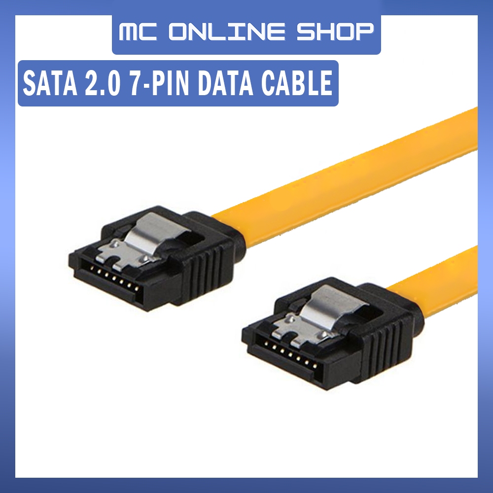 SATA 2.0 7-Pin Data Cable Cord Adapter For Male to Male For Internal ...