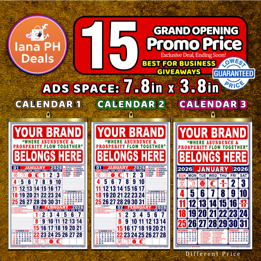 2026 calendar | Commercial Calendar 2026 | Custom | FREE LAYOUT | 8.5 ...