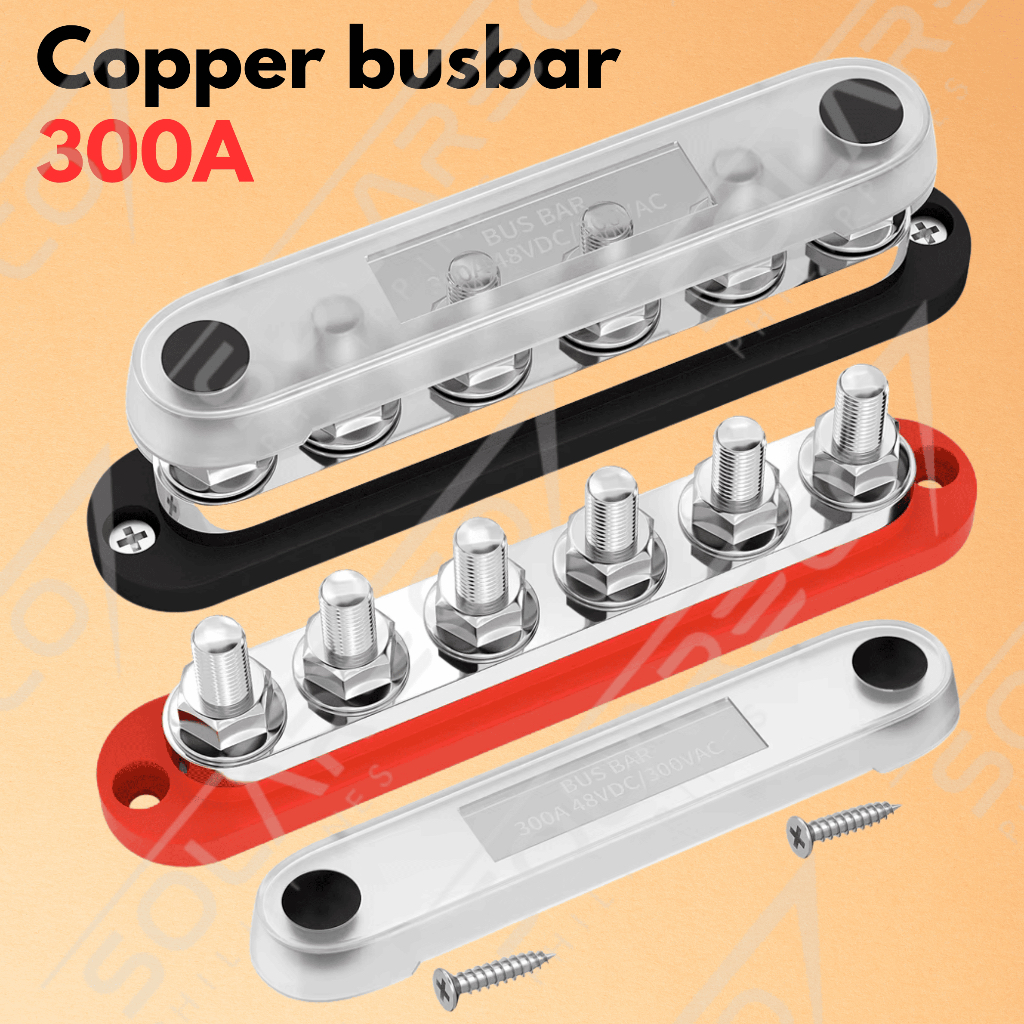 Copper Busbar 300A – High Conductivity Flat Bar for Electrical Panel ...