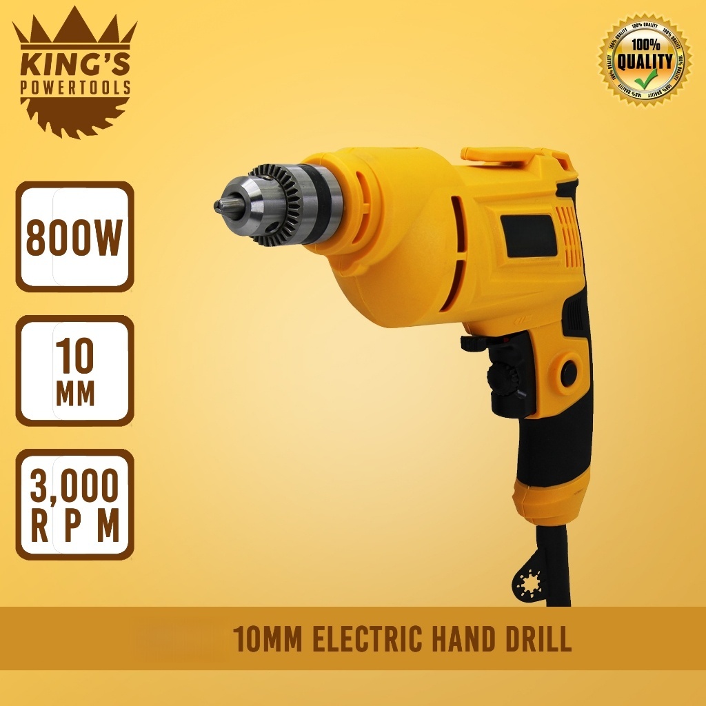 KINGS DEWAL* Electric Hand Drill (10mm) | Shopee Philippines