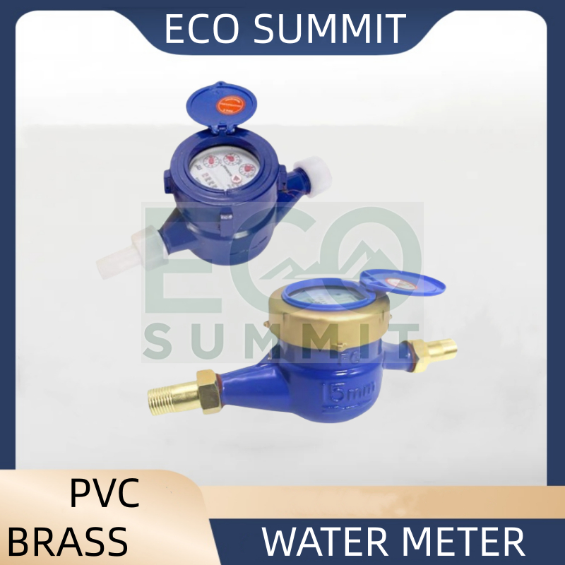Water Meter Water Sub Meter 1/2 metal Brass Adaptor Wet Tapy | Shopee ...