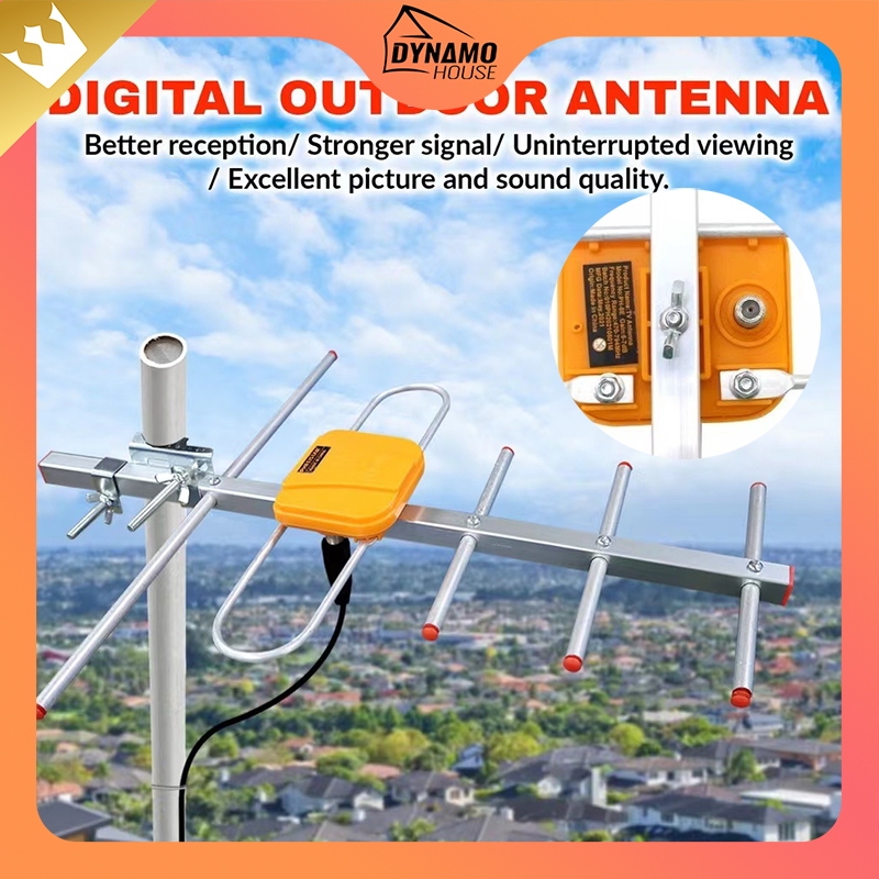 HD Digital TV Antenna Digital TV Aerial Outdoor Antenna HDTV DTV ...