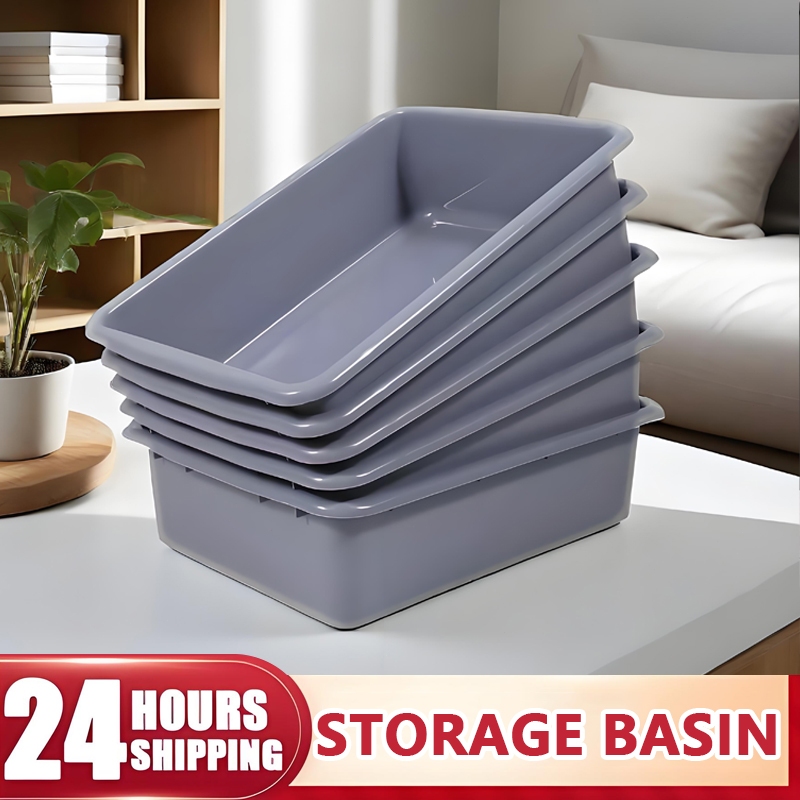 Large Capacity Storage Basin Durable Multipurpose Plastic Container for ...