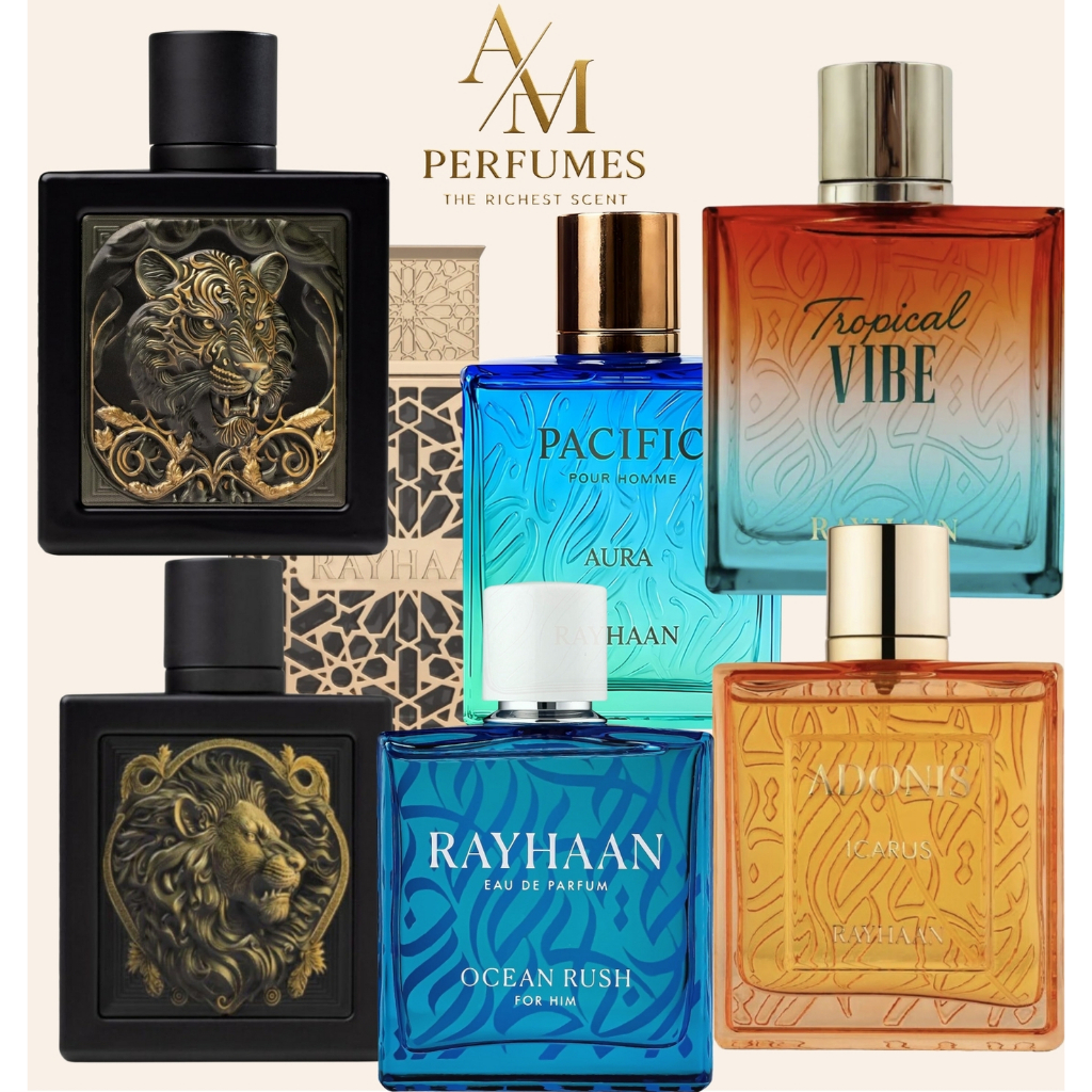RAYHAAN PERFUMES COLLECTION - A&M Perfumes | 100% Original | Shopee ...
