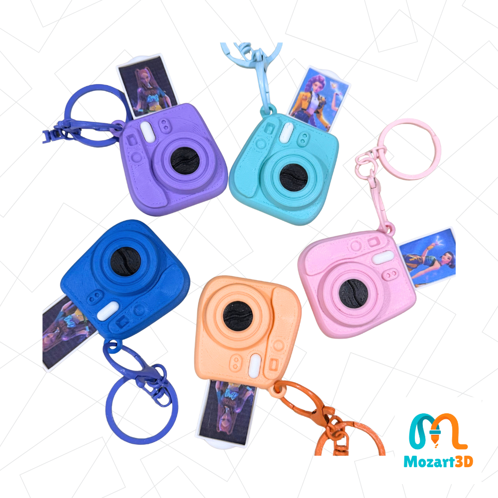 Mozart3D 3D Printed Instax Mini Camera Keychain with Photo Slot ...