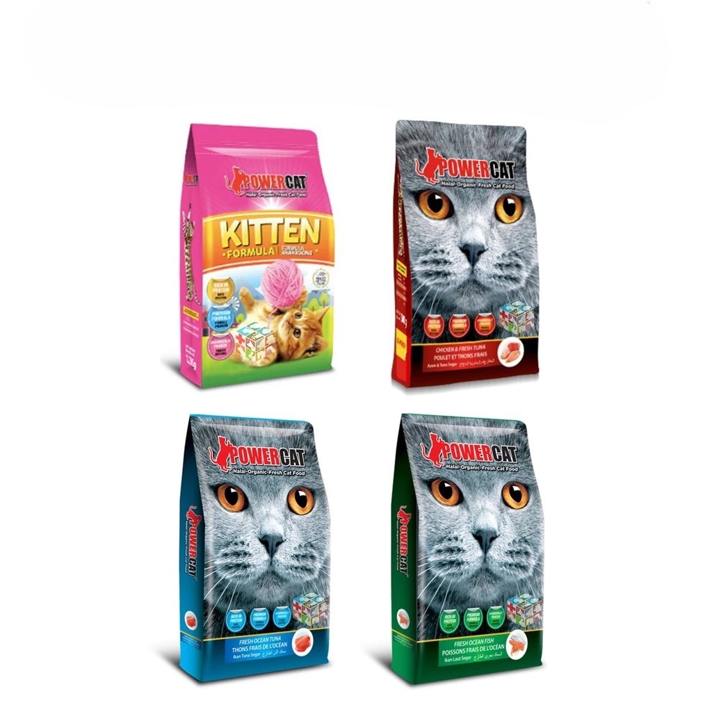 PowerCat Power Cat Premium Quality Organic Cat Food | Shopee Philippines