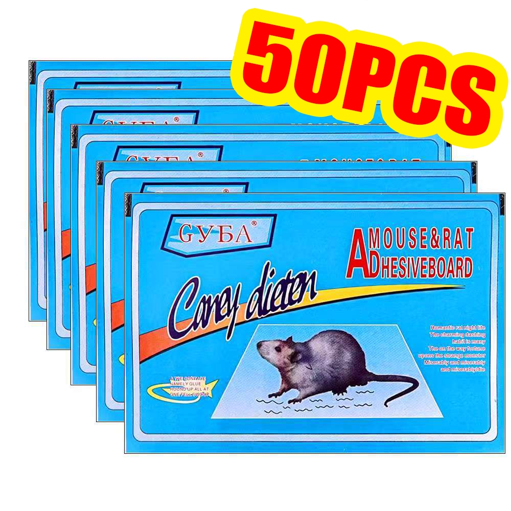 (SHI) 10/20/50pcs Sticky Mouse & Rat Board Glue Trap Blue Thin | Shopee ...