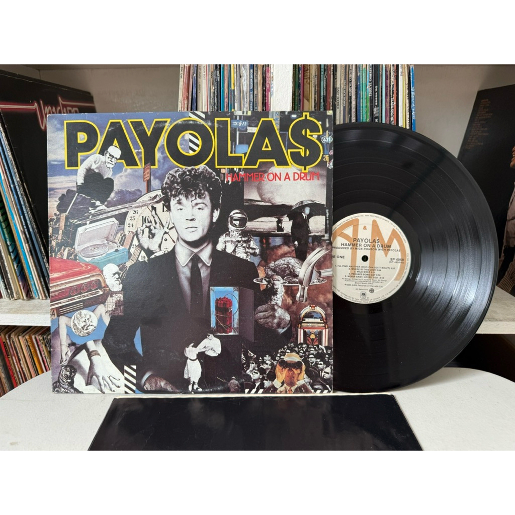 Payolas - Hammer On A Drum 33rpm Vintage Vinyl Records Plaka VG+ D2 ...