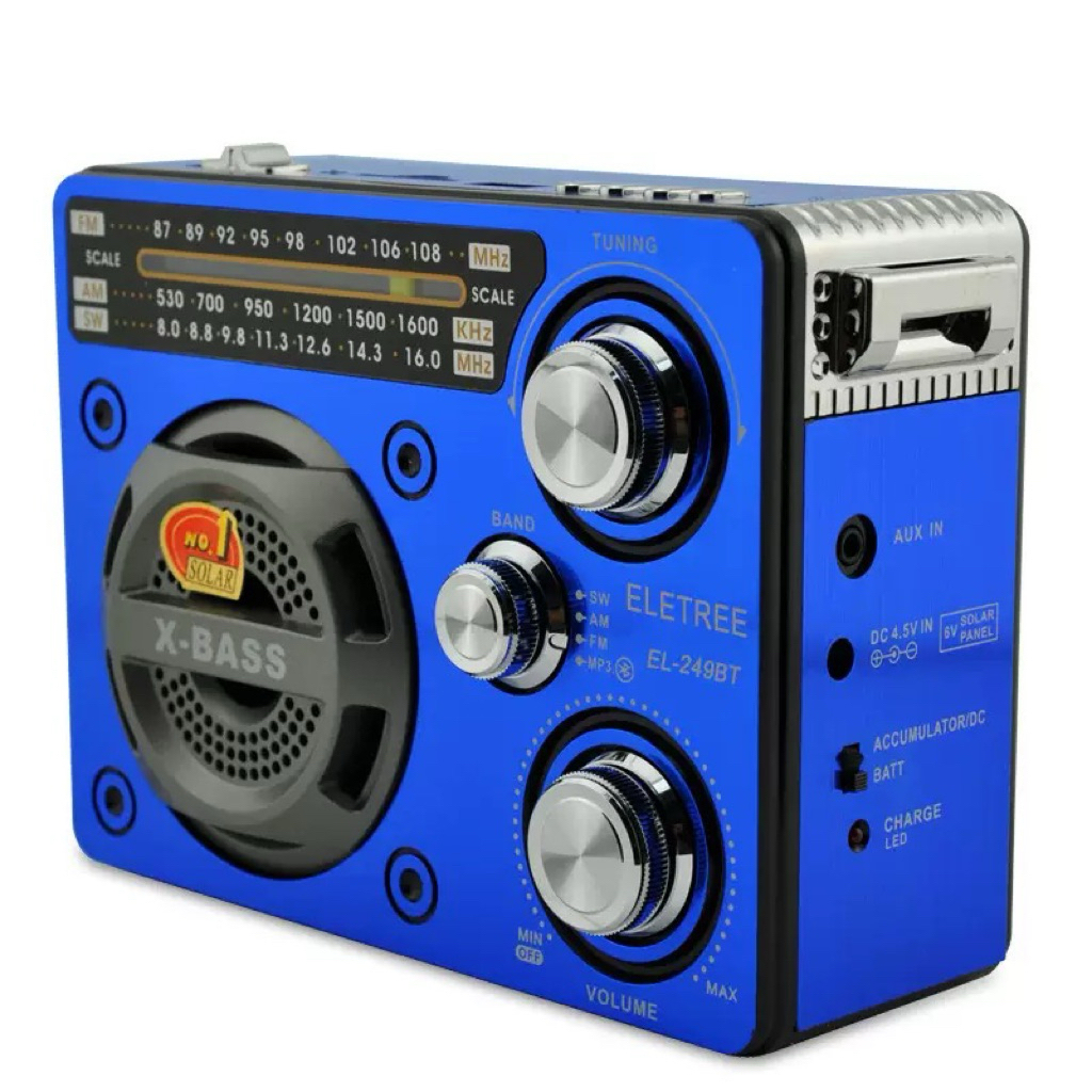PX-249 FM/AM/SW 3 Band Radio Torch Transistor Radio With USB/TF Music ...