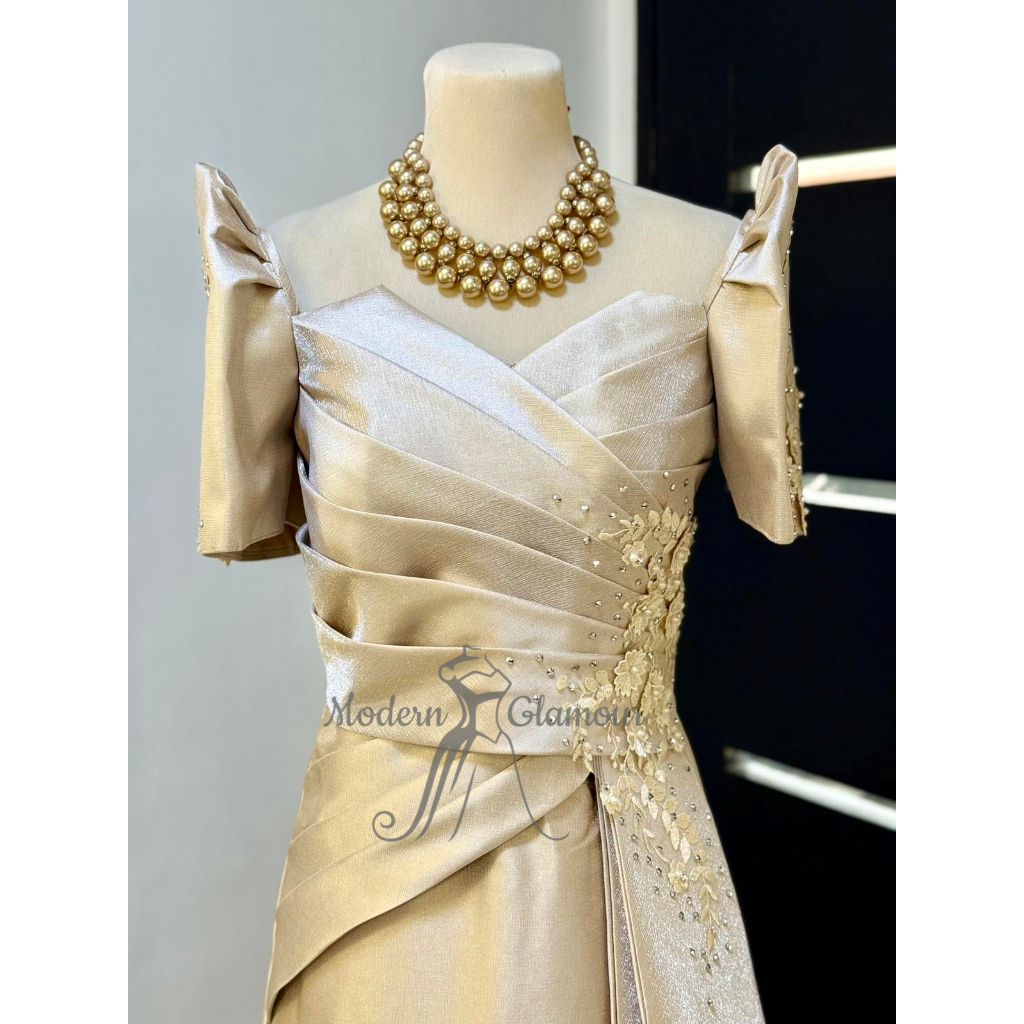 Gwen Design Mestiza Filipiana Sleeve Ladies, Mother, Ninang, Principal ...
