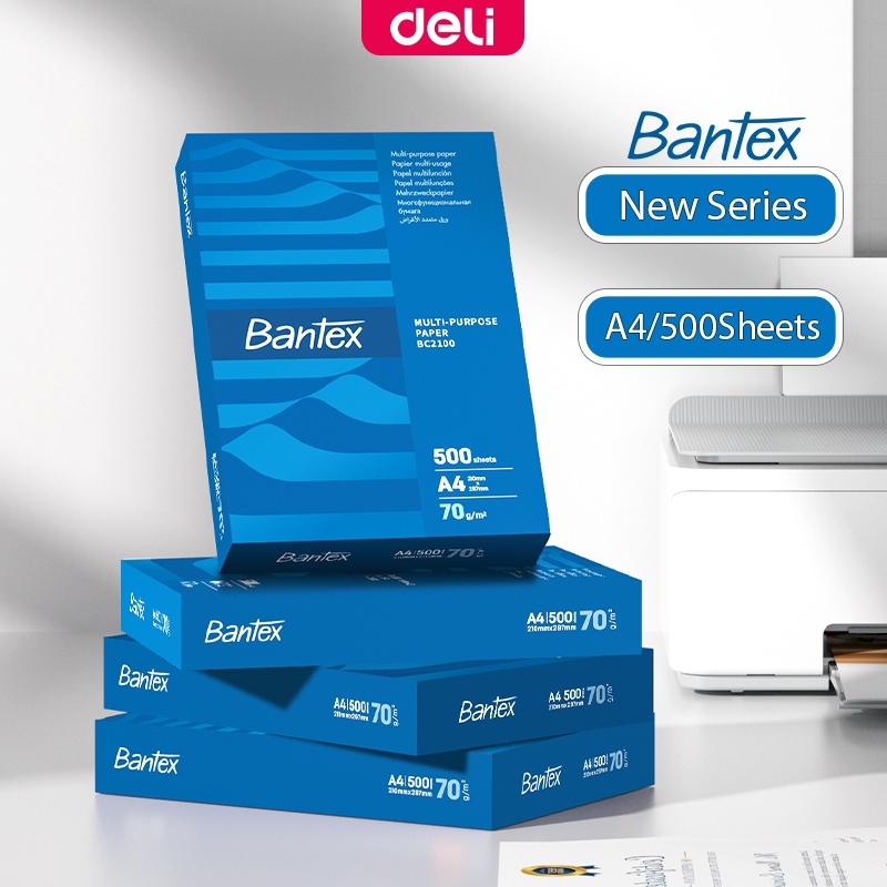 Deli New Bantex Series A4 Hard Copy Bond Paper 70gsm/500sheets High ...