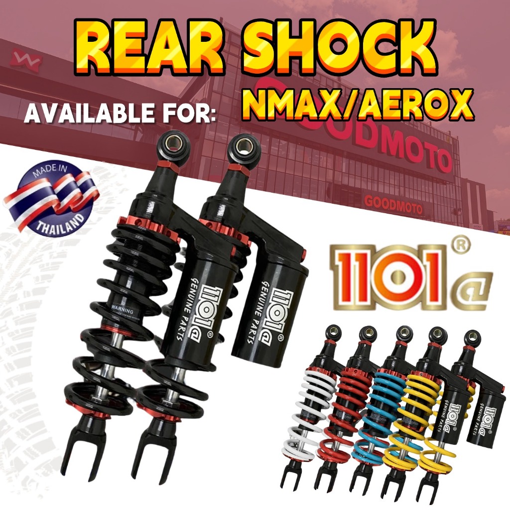 REAR SHOCK ADJUSTABLE MOTORCYCLE SHOCK ABSORB NMAX/AEROX 270MM TO 330MM ...