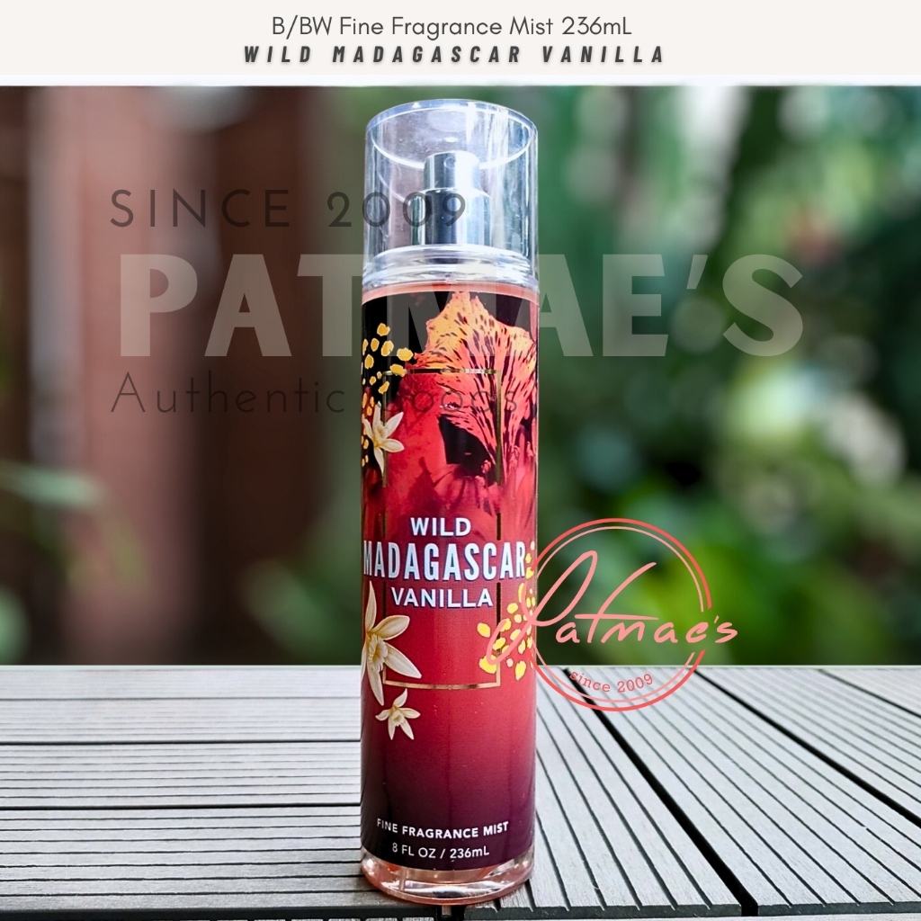 B and Body Works Fragrance Mist Wild Madagascar Vanilla | Shopee ...