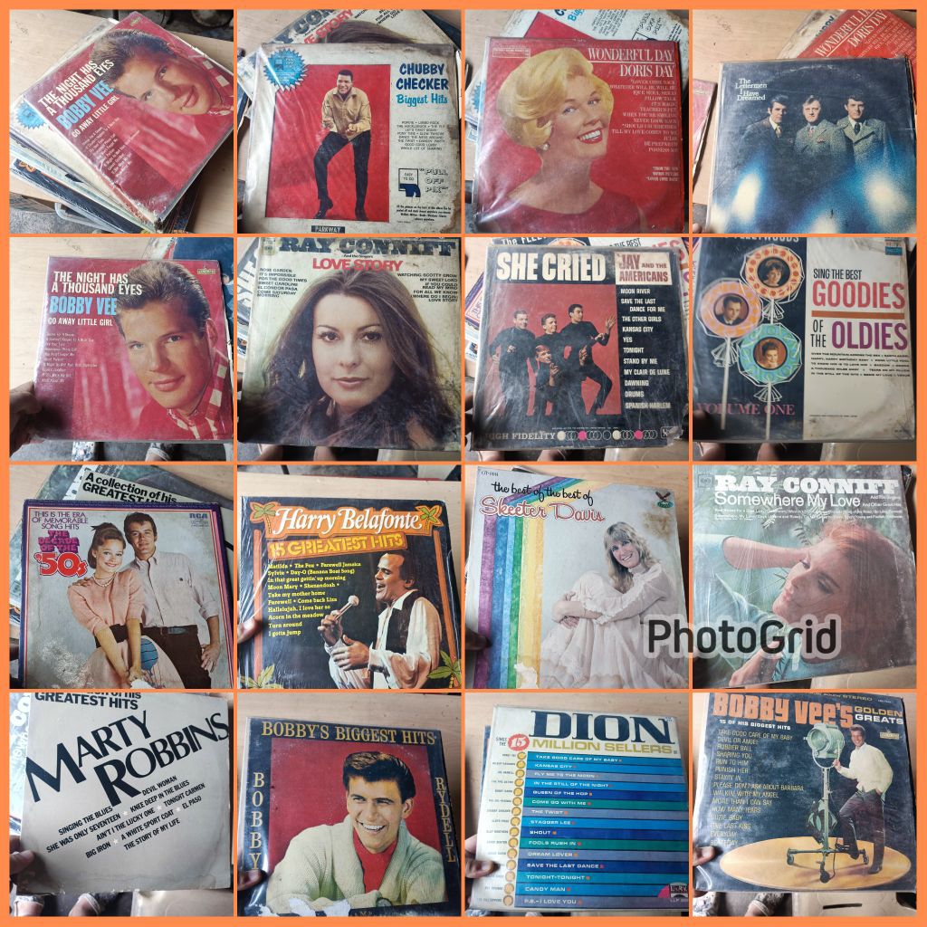 Vintage Vinyl Records Preloved Working Classic with FREEBIE J23 ...
