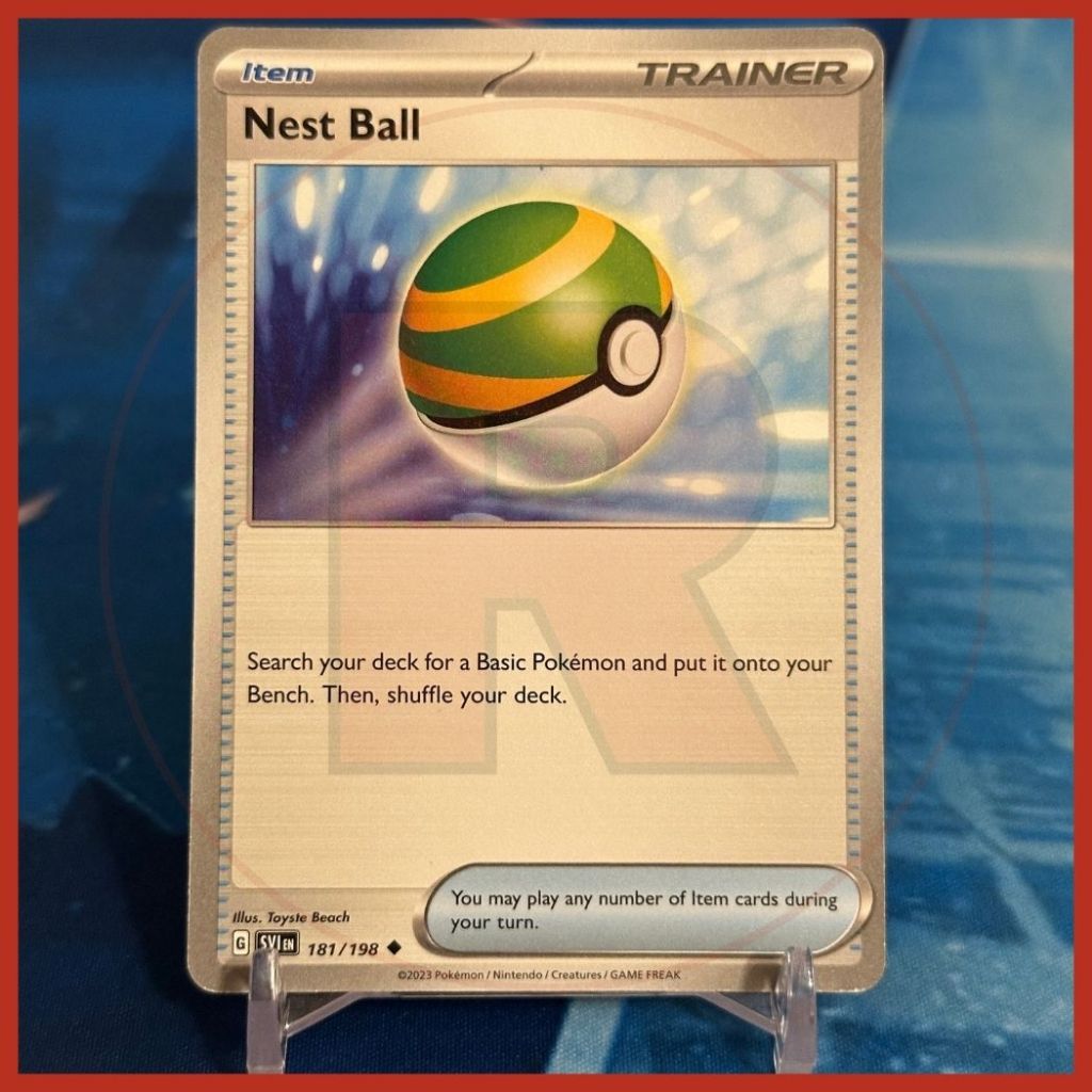 Pokemon TCG Nest Ball - Item Card (SVI/PAF) | Shopee Philippines