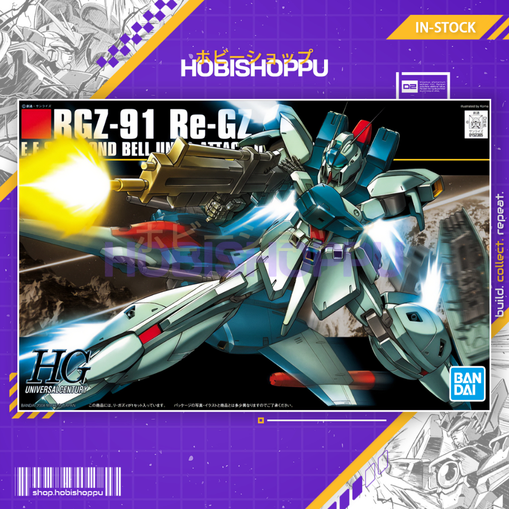 BANDAI HGUC Re-GZ 1/144 Scale Model Kit | Mobile Suit Gundam: Char's ...