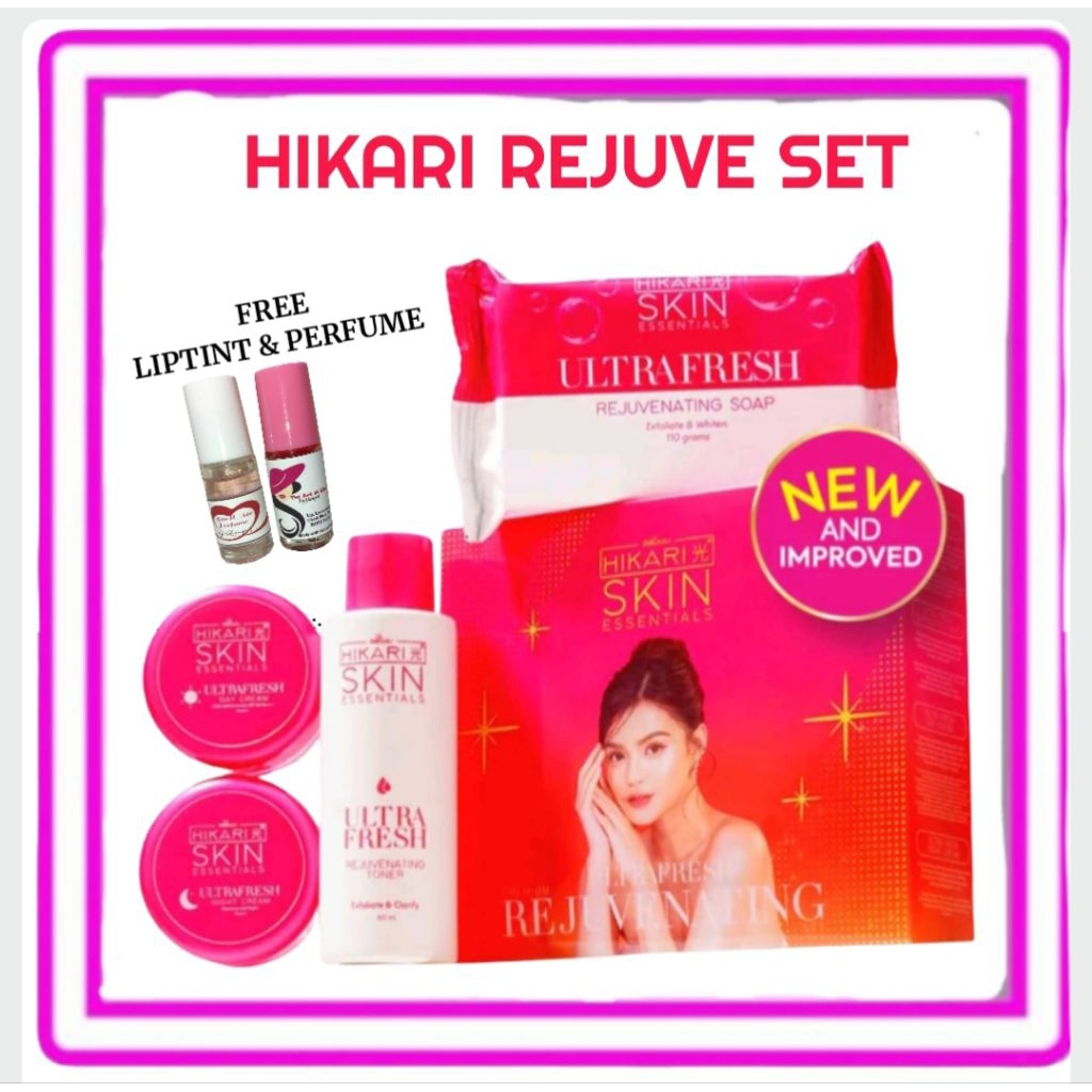 HIKARI REJUVENATING SET FOR ALL SKIN TYPE WHITENING Skincare | Shopee ...