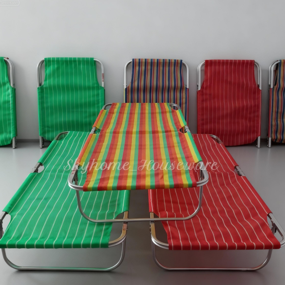 FOLDING BED / HEAVY DUTY STRETCHABLE NYLON / FULLY ASSEMBLED /HIGAAN ...