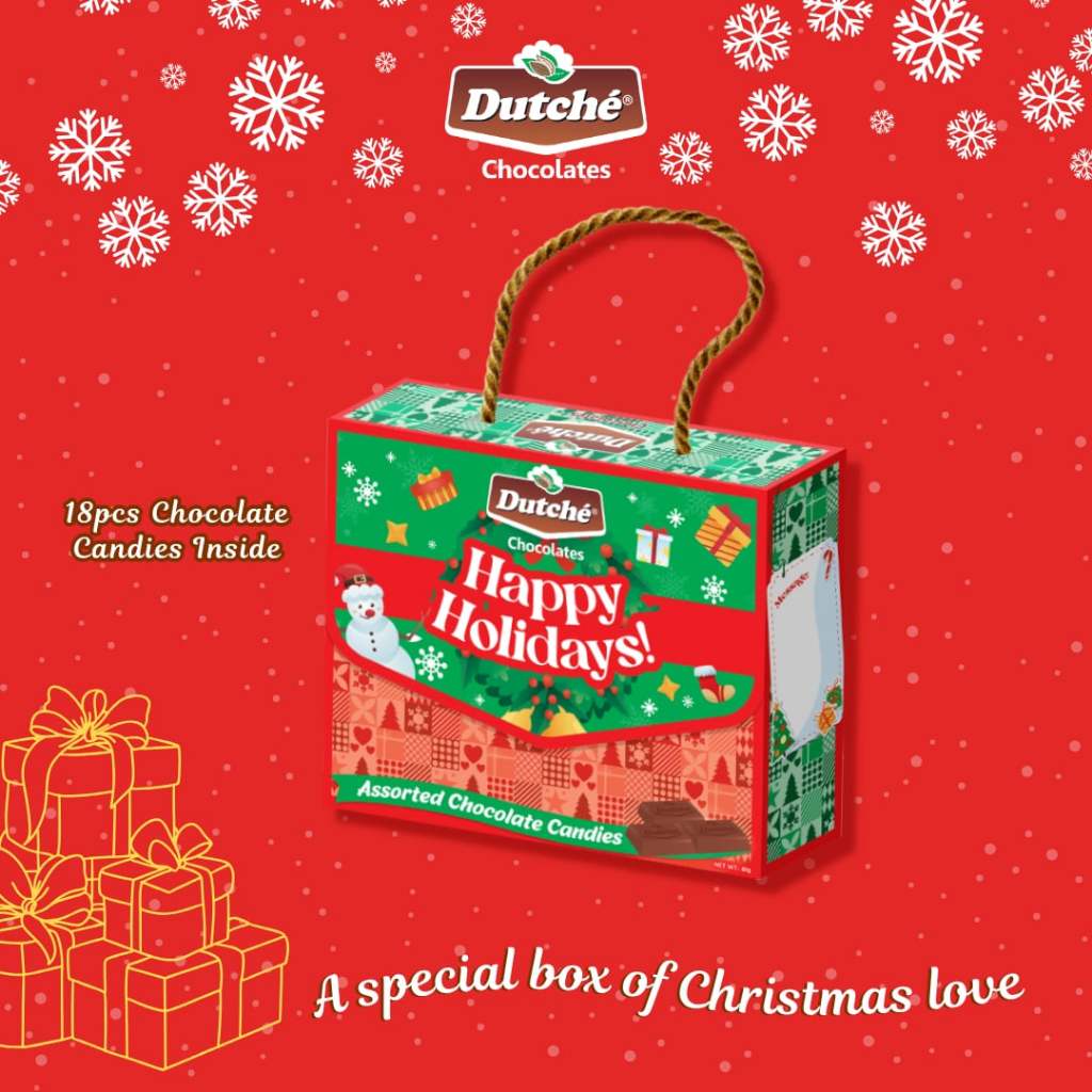 Dutche Christmas Holiday Chocolate Bag Box Gift | Shopee Philippines